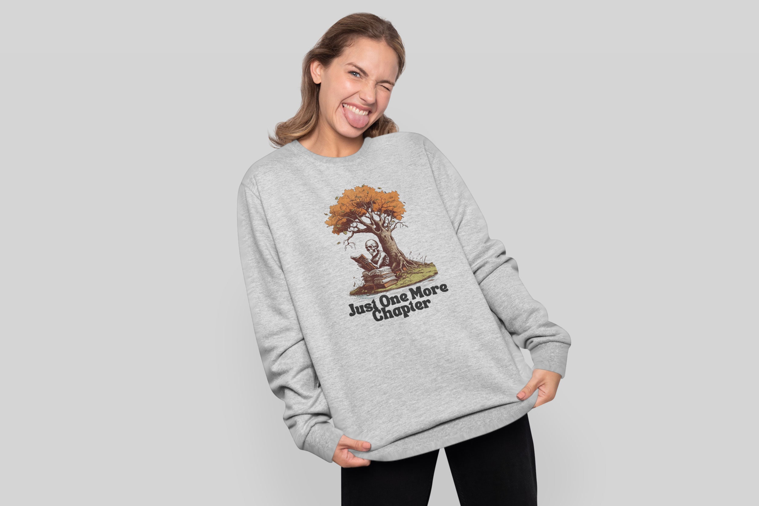 Funny Book Nerd Skeleton PNG, Just One More Chapter, Books Sublimation ...