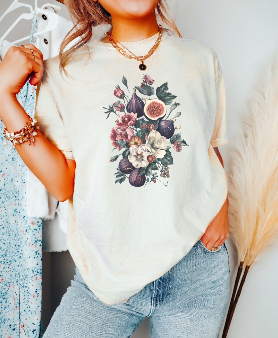 Vintage Figs Floral PNG, Aesthetic Retro Fig Fruit Flower, Botanical ...