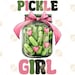 Pickle Girl PNG, Funny Quirkie Valentine, Gherkin Lovers, Pickle Jar ...