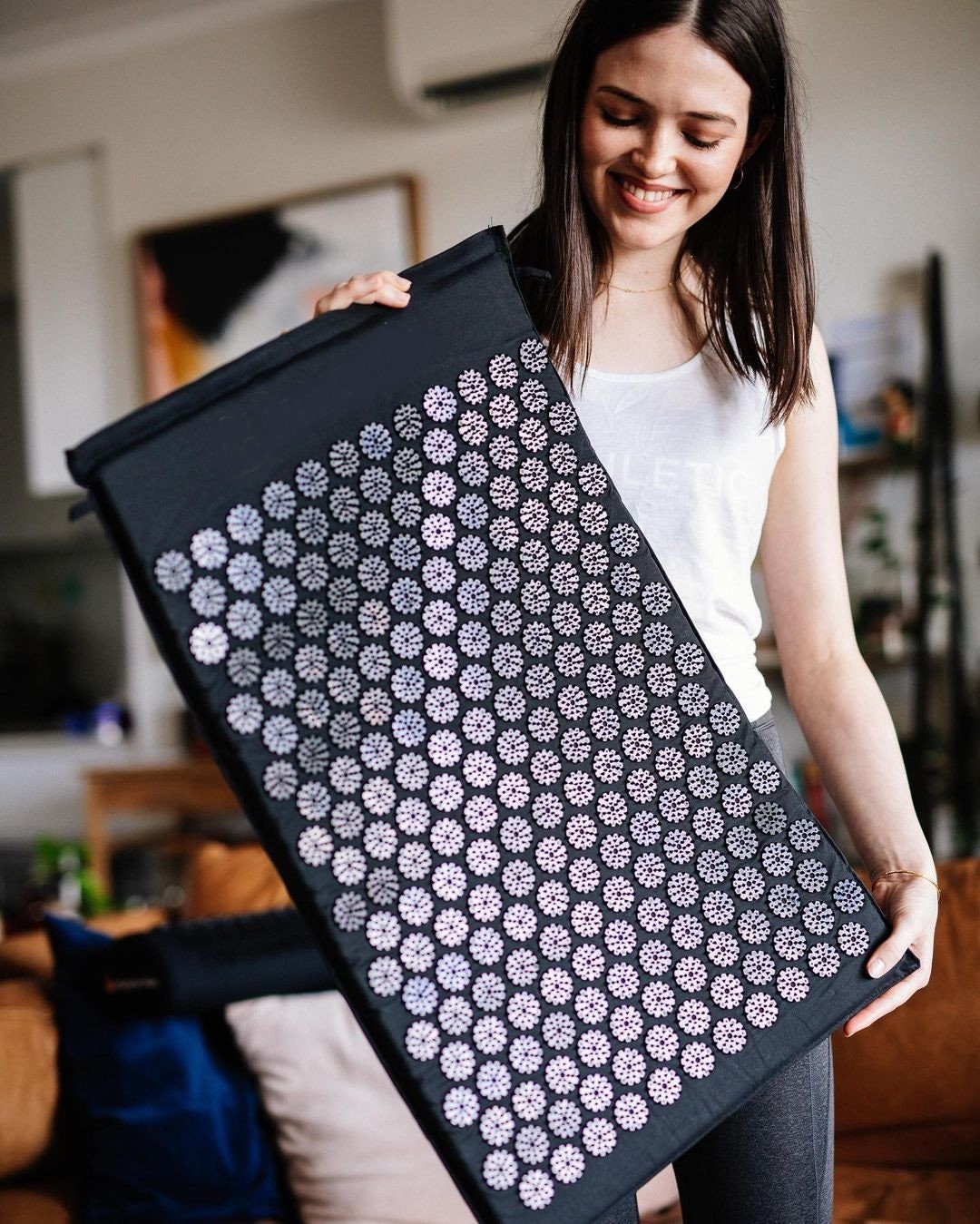 Recovery Mat Acupressure Mat to Improve Sleep Relieve Foot Pain Relief ...