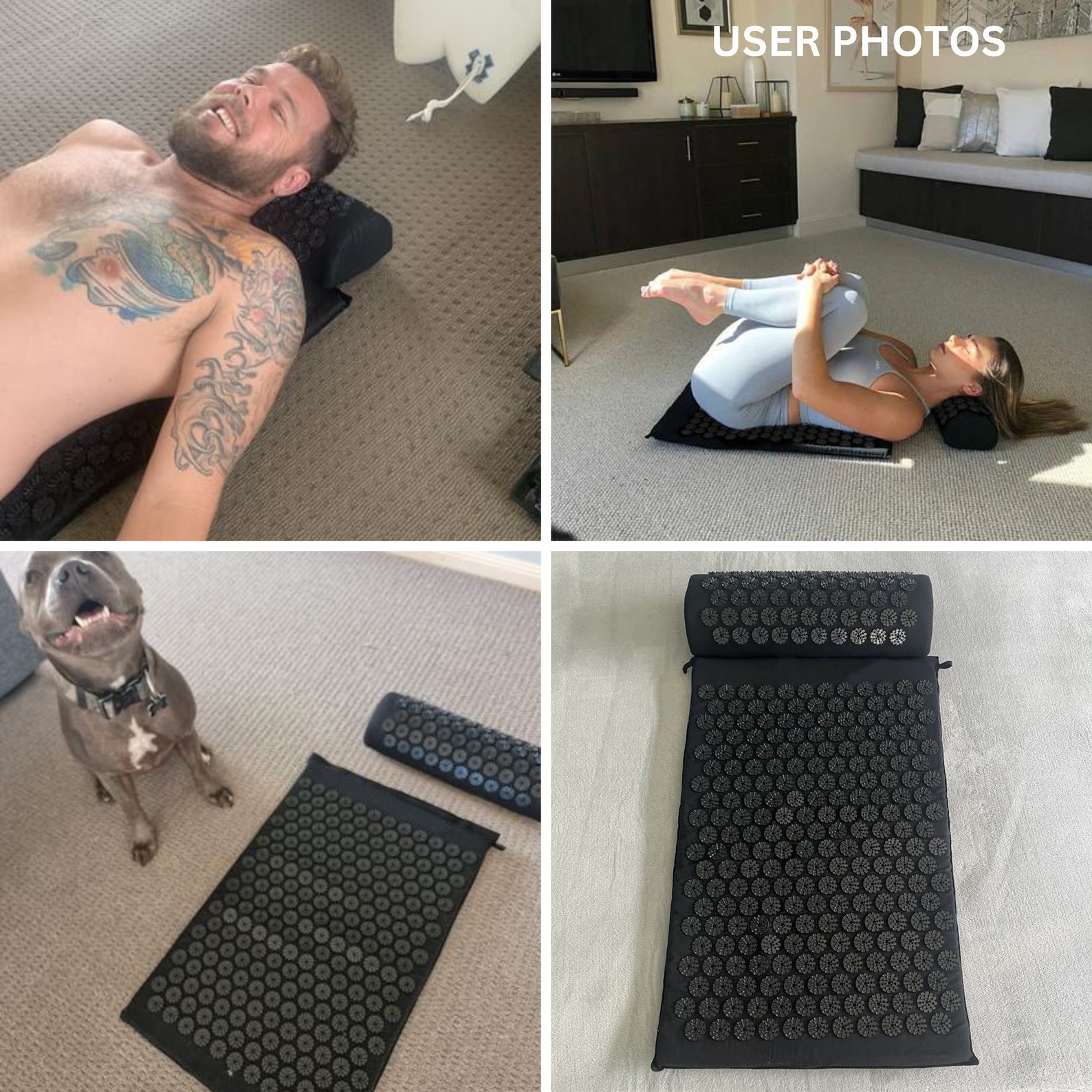 Recovery Mat Acupressure Mat to Improve Sleep Relieve Foot Pain Relief ...