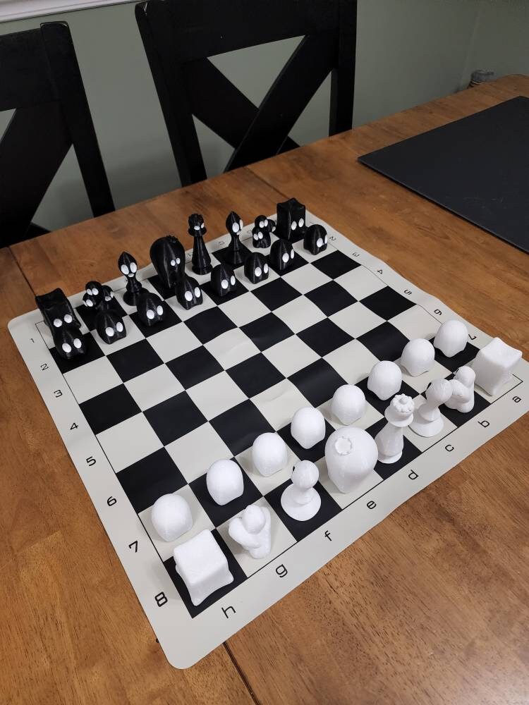 Ghost Chess Set - Etsy