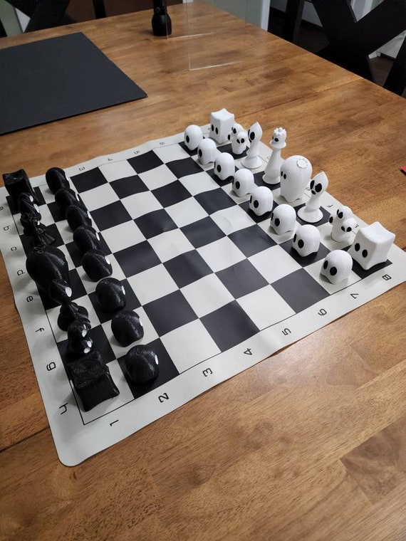 Ghost Chess Set - Etsy