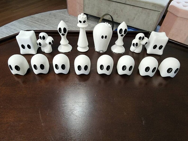 Ghost Chess Set - Etsy