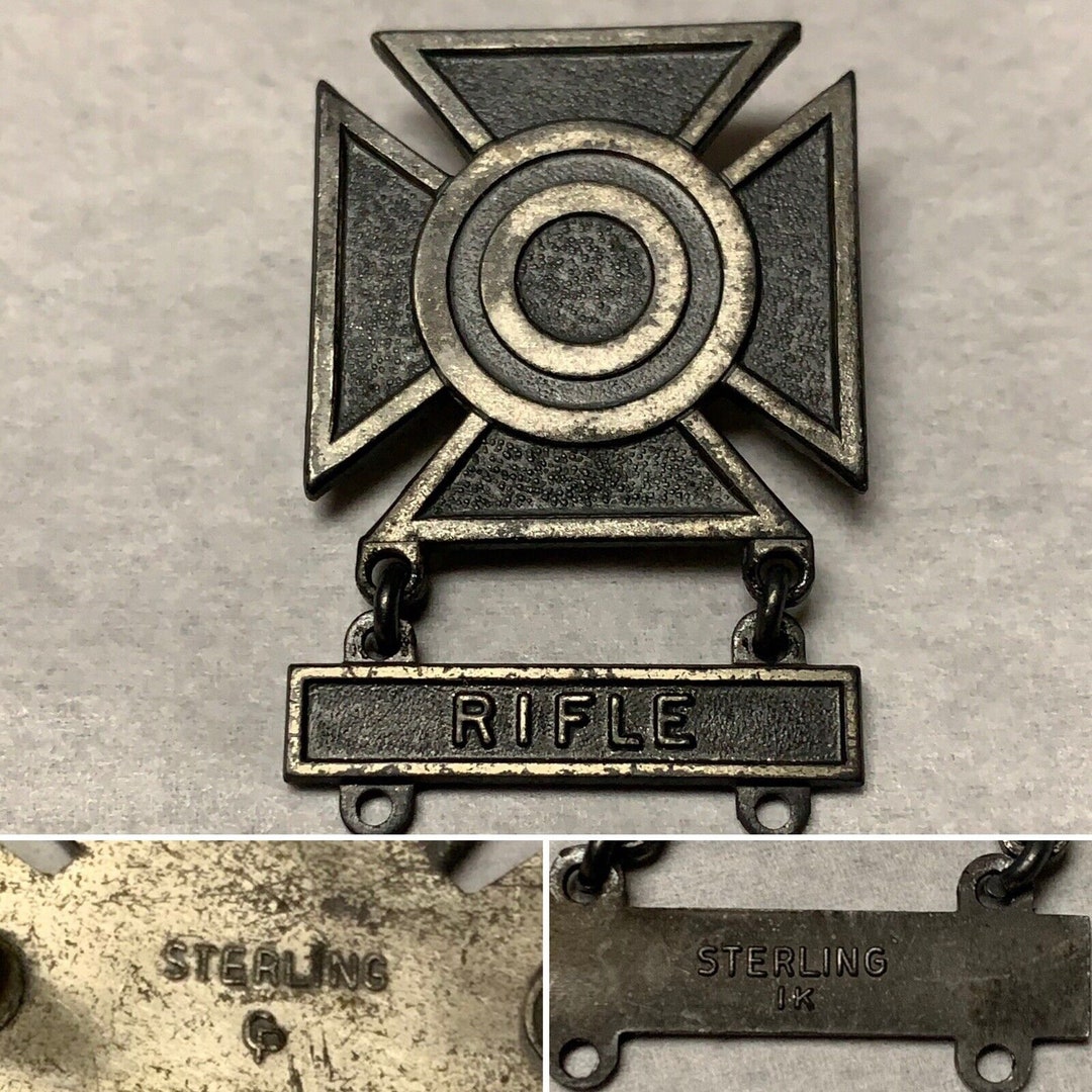 WWII US ARMY Sterling Silver - Etsy