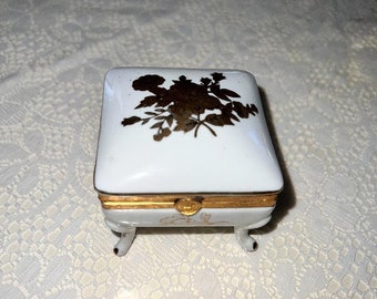 Porcelain Hinged Box | Etsy