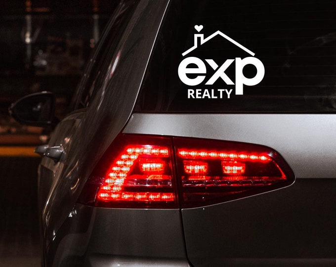 Custom Sticker| Realtor Decal QR Code | Real Estate Agent Decal | Vinyl ...