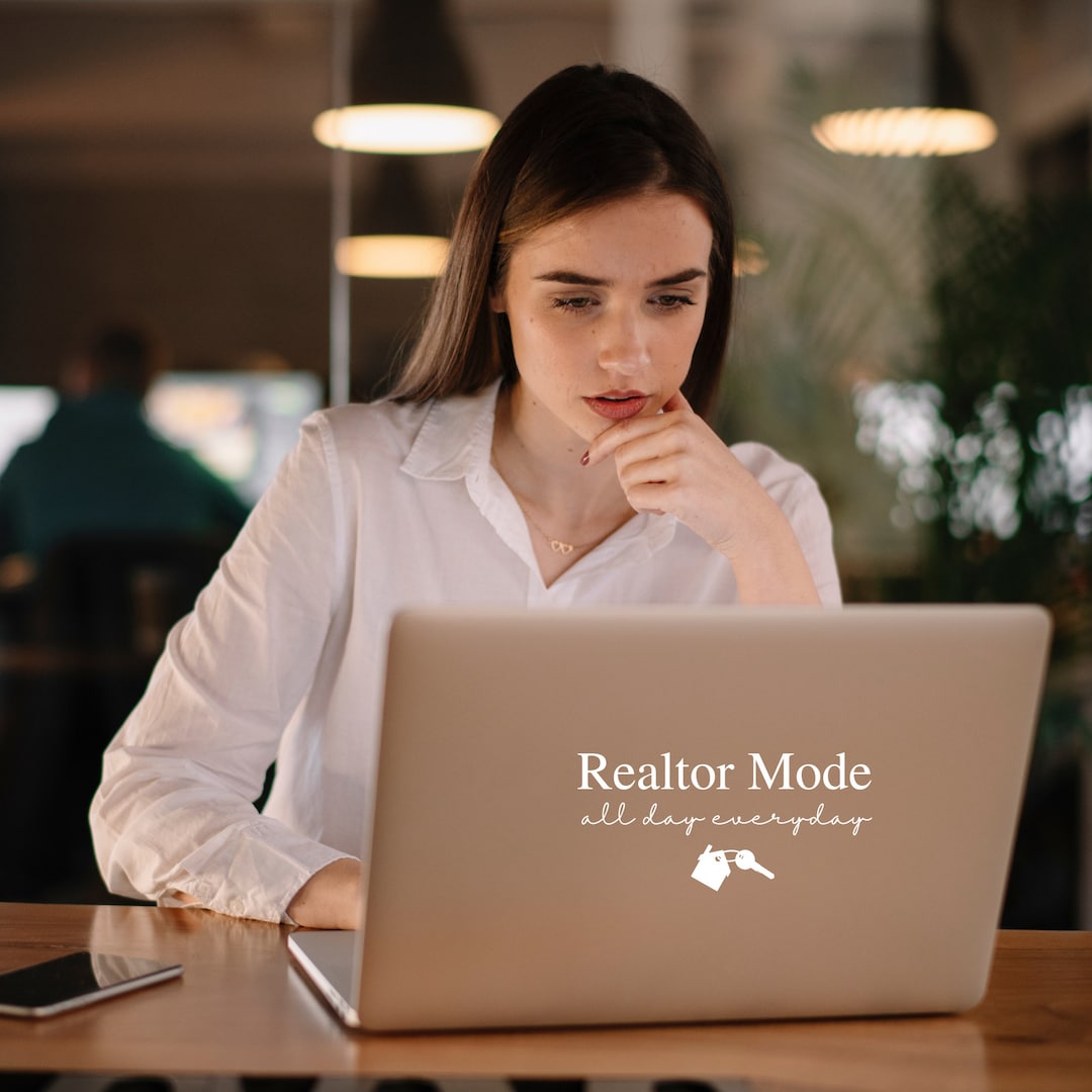 Realtor Mode All Day Everyday Car Decal, Realtor Decal, Real Estate ...