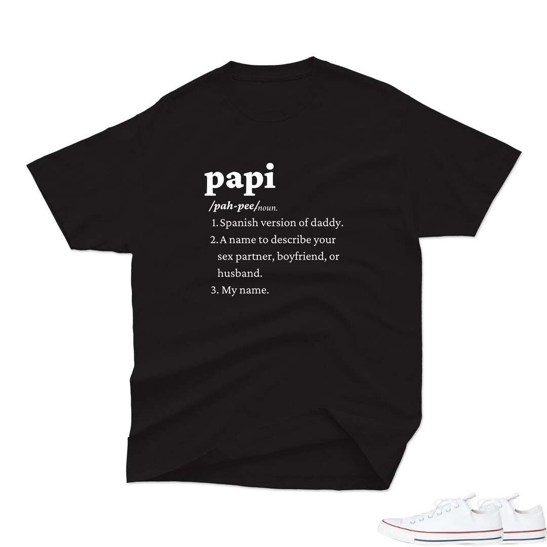 Papi Definition Men's T-shirt, Father's Day T-shirt Gift, Funny Quote ...