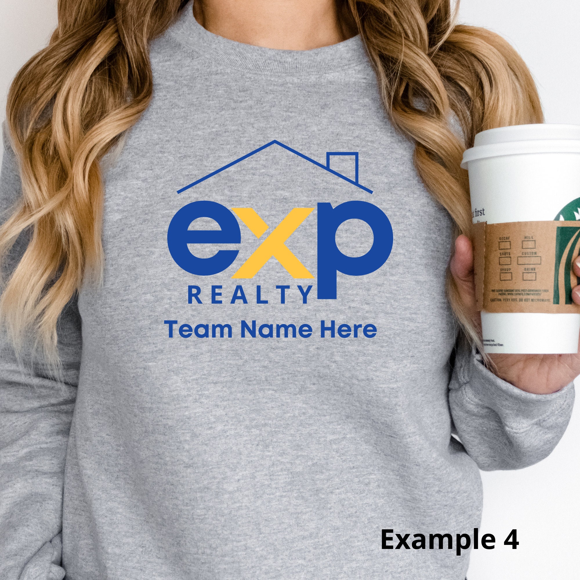 Customizable Exp Realty Logo Unisex Sweatshirt Add Contact - Etsy Customizable Exp Realty Logo Unisex Sweatshirt Add Contact - Etsy