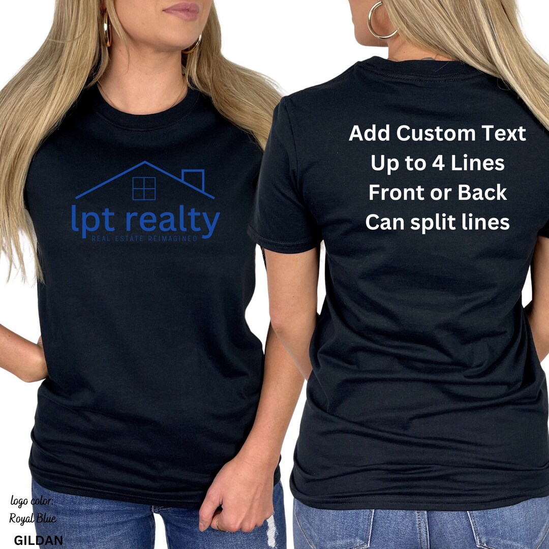 Customizable Lpt Realty Logo With Custom Text Unisex T-shirt, Add Your ...