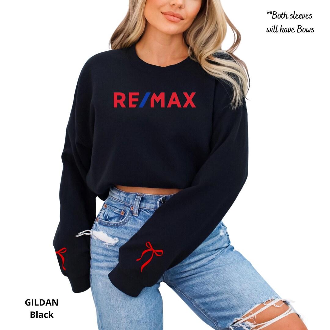 RE/MAX With Bows: Gildan Unisex Crewneck Sweatshirt, Realtor Marketing ...