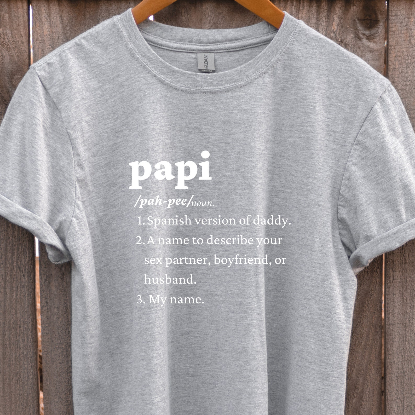Papi Definition Men's T-shirt Father's Day T-shirt - Etsy
