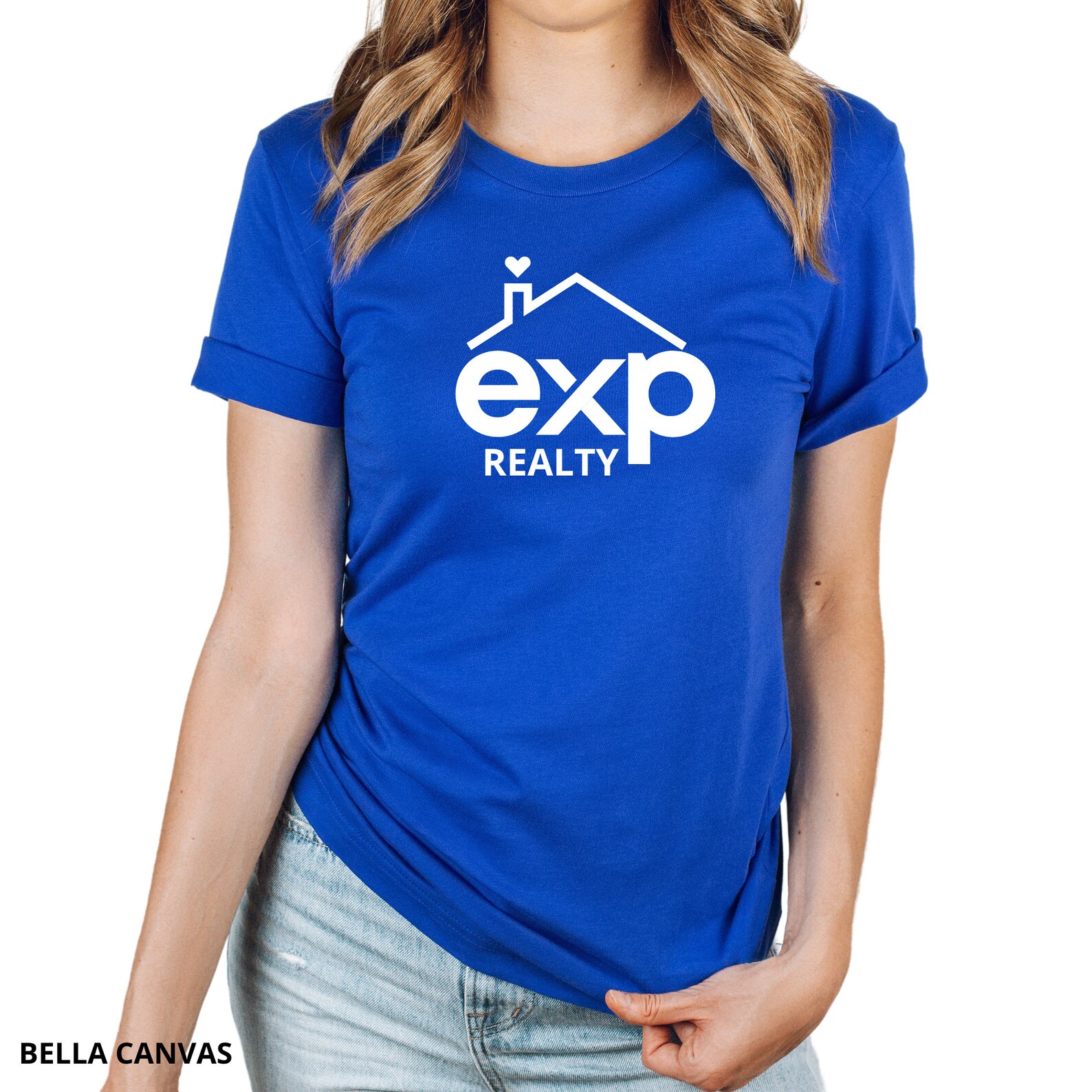 Exp Realty Roof & Heart T-shirt: "looking for a New Home?" Bella Canvas ...