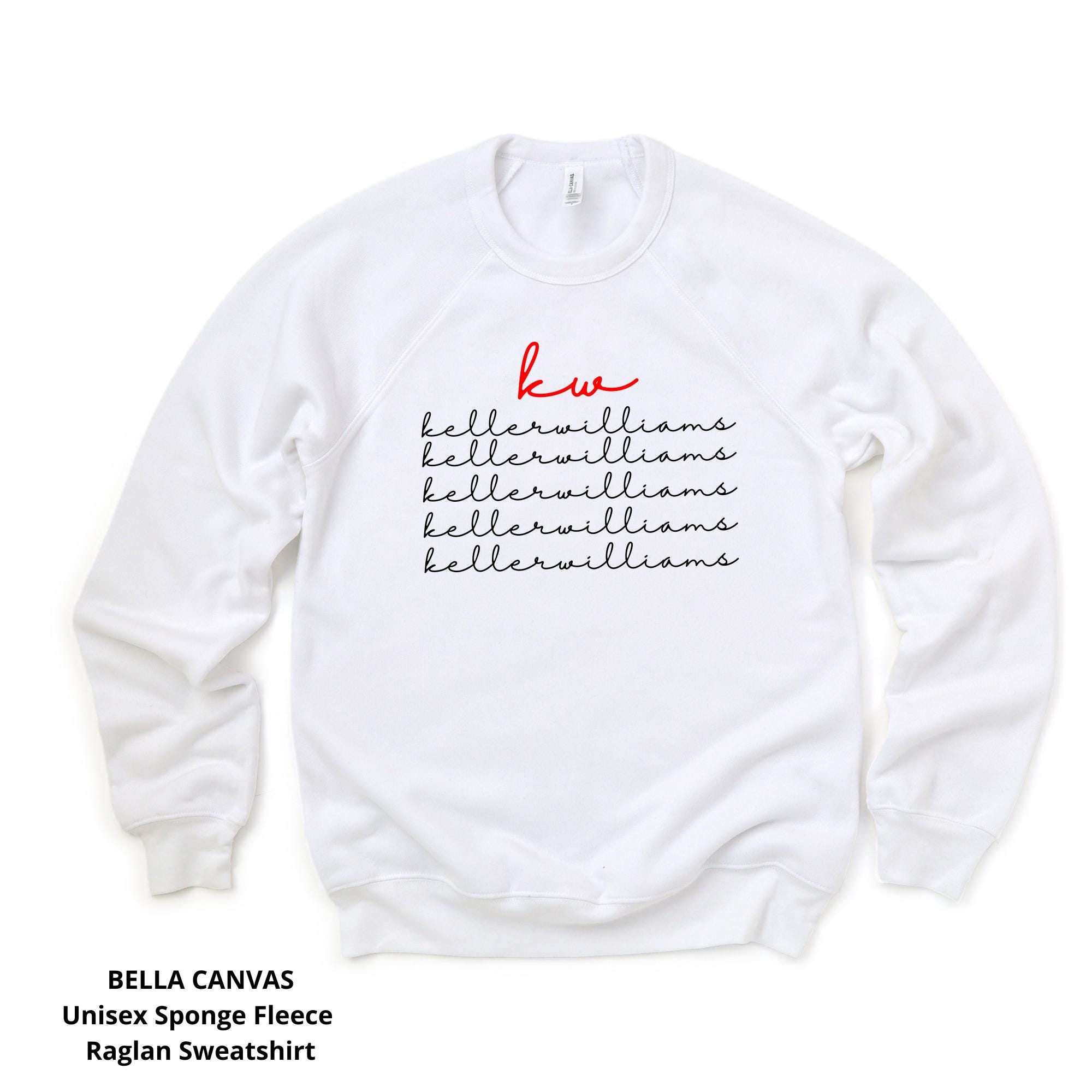 Keller Williams Cursive Logo: Bella Canvas Sponge Fleece Raglan ...