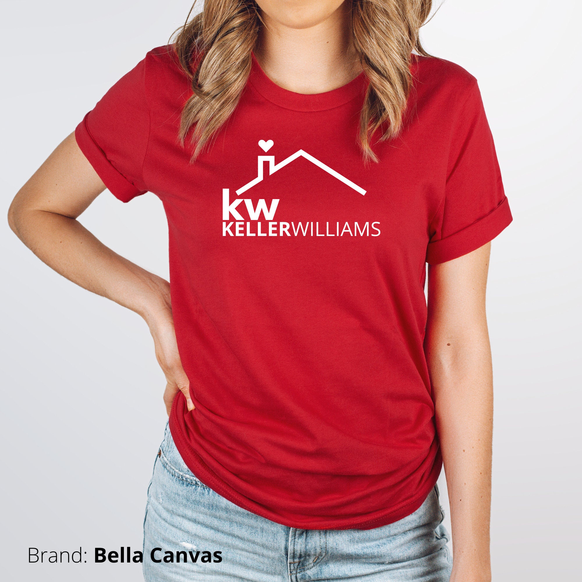 Kw Keller Williams Logo With Roof With Heart Women's - Etsy