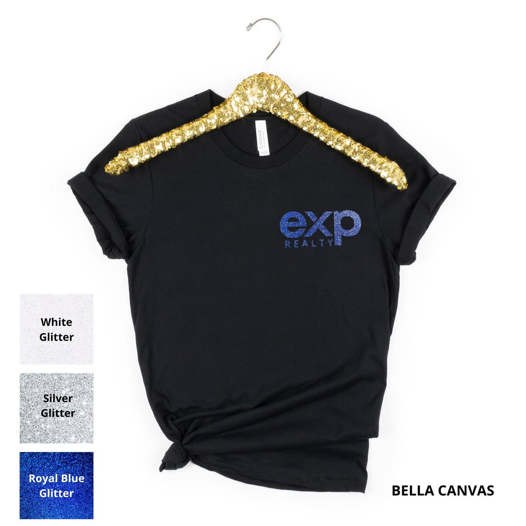Exp Realty Glitter Logo T-shirt: Bella Canvas Unisex Tee - Etsy