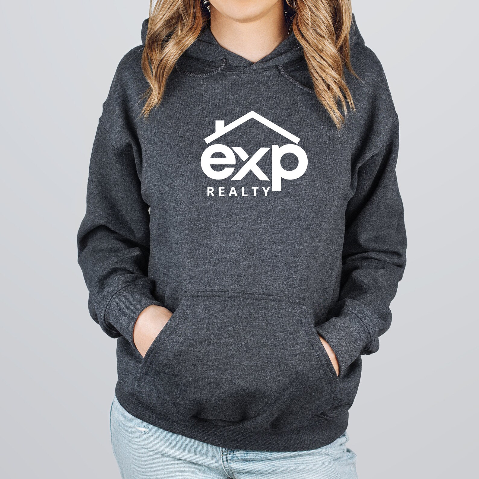 Exp Realty Logo With Roof Unisex Hoodie Exp Men's Hoodie - Etsy