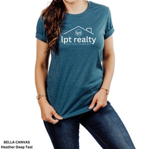 Customizable Lpt Realty Logo With Roof Unisex T-shirt, Add Custom Text ...