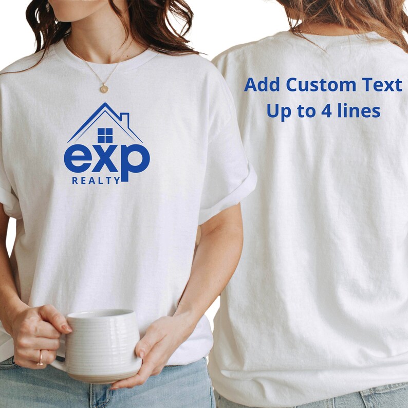 Customizable Exp Realty Logo Unisex T-shirt Exp Realty - Etsy Customizable Exp Realty Logo Unisex T-shirt Exp Realty - Etsy