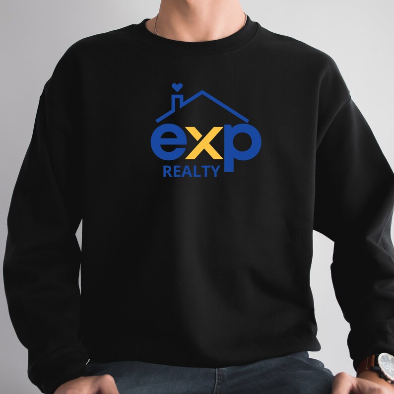 Exp Realty Logo With Roof & Heart Unisex Crewneck Sweatshirt - Etsy