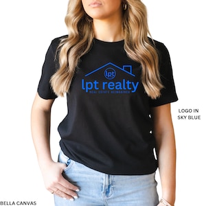 Customizable Lpt Realty Logo With Roof Unisex T-shirt, Add Custom Text ...