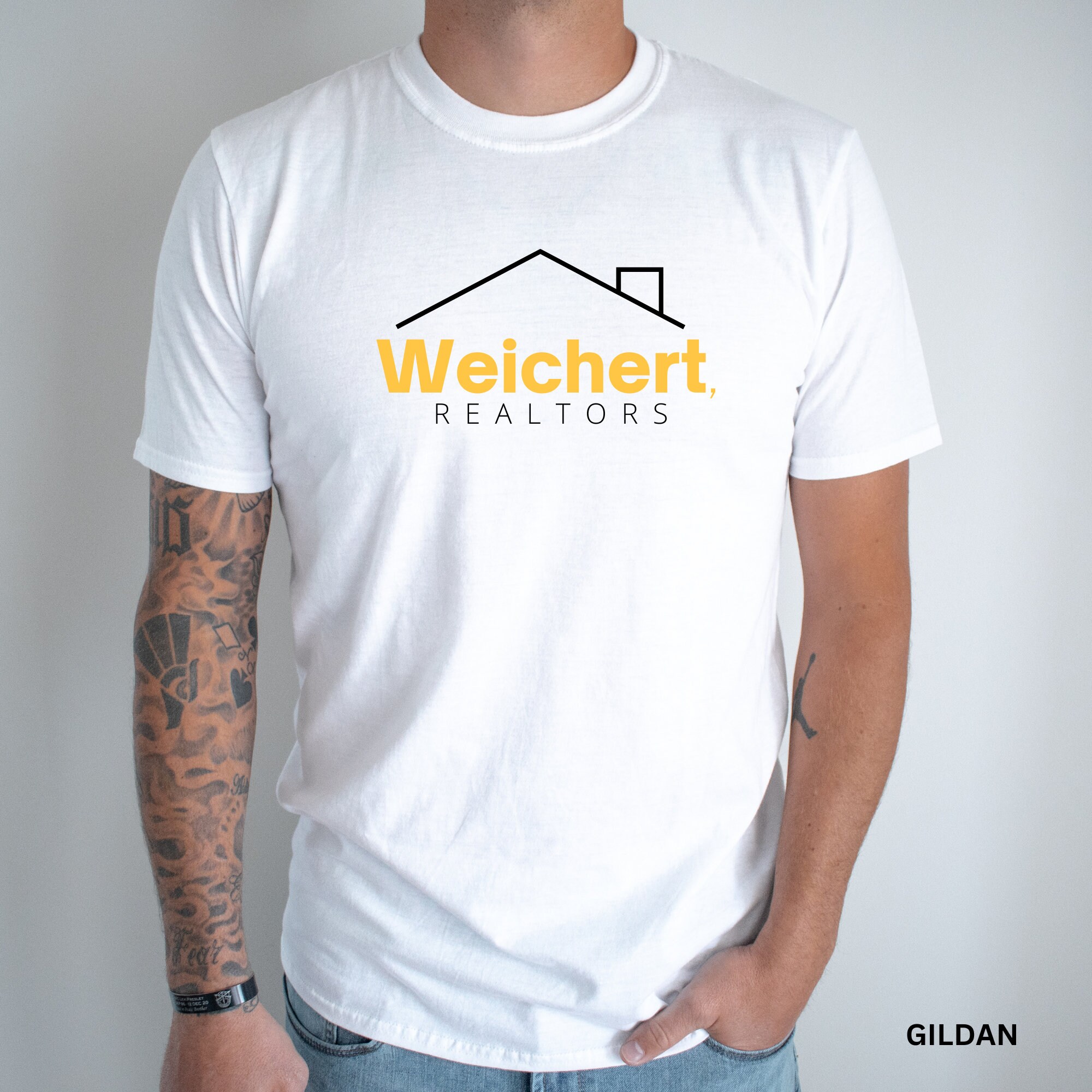 Weichert Realtors With Roof Outline Logo Unisex T-shirt - Etsy