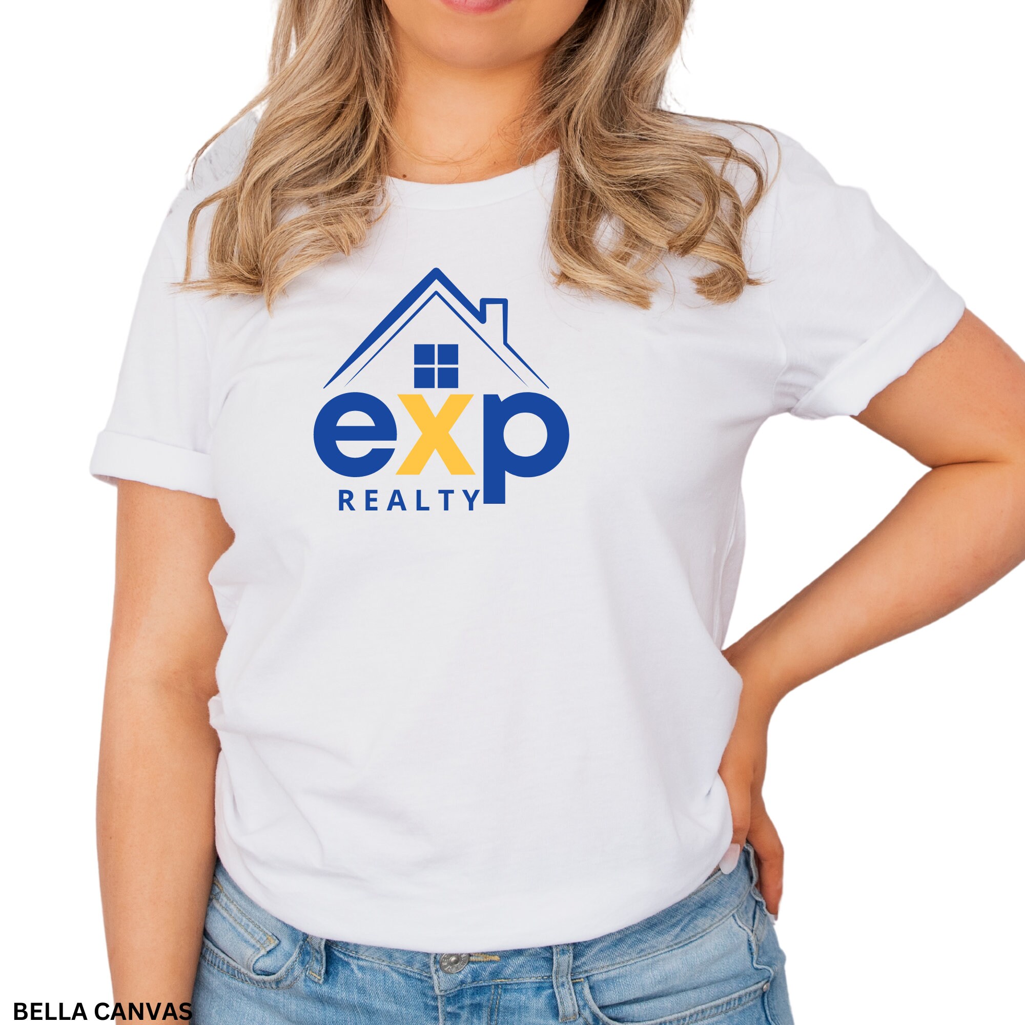 Customizable Exp Realty Logo With Roof Unisex T-shirt Add - Etsy