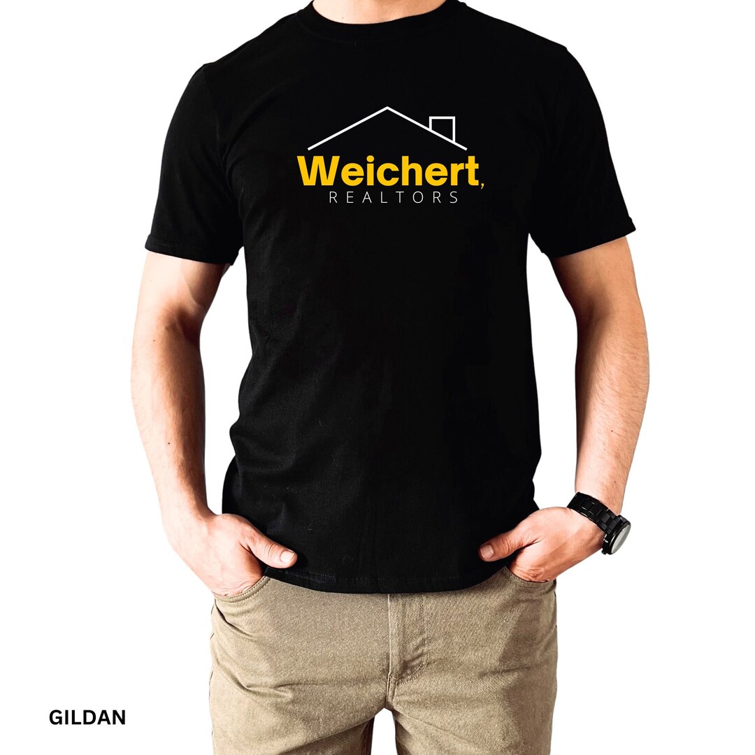 Weichert Realtors With Roof Outline Logo Unisex T-shirt, Weichert ...
