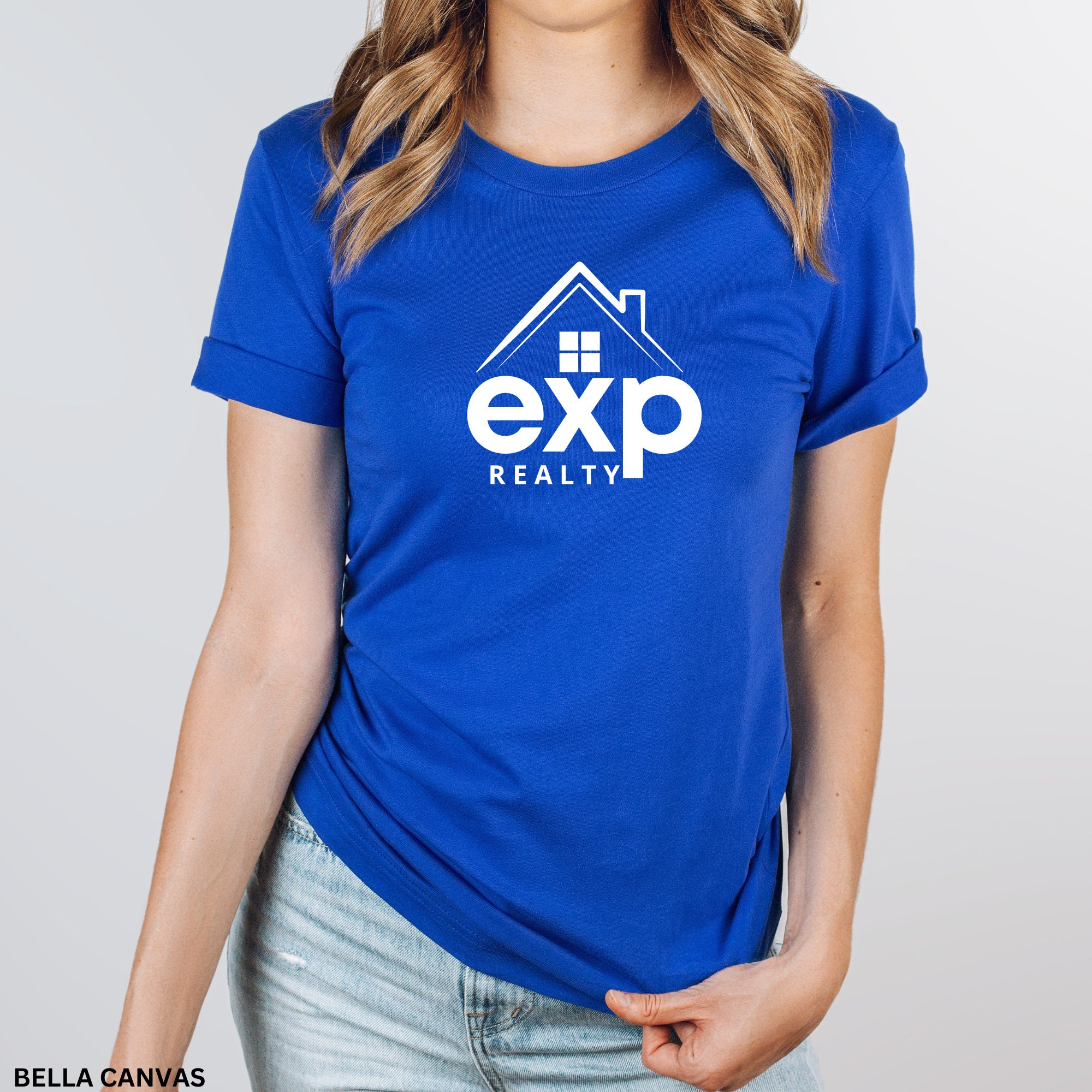 Customizable Exp Realty Logo With Roof Unisex T-shirt Add - Etsy