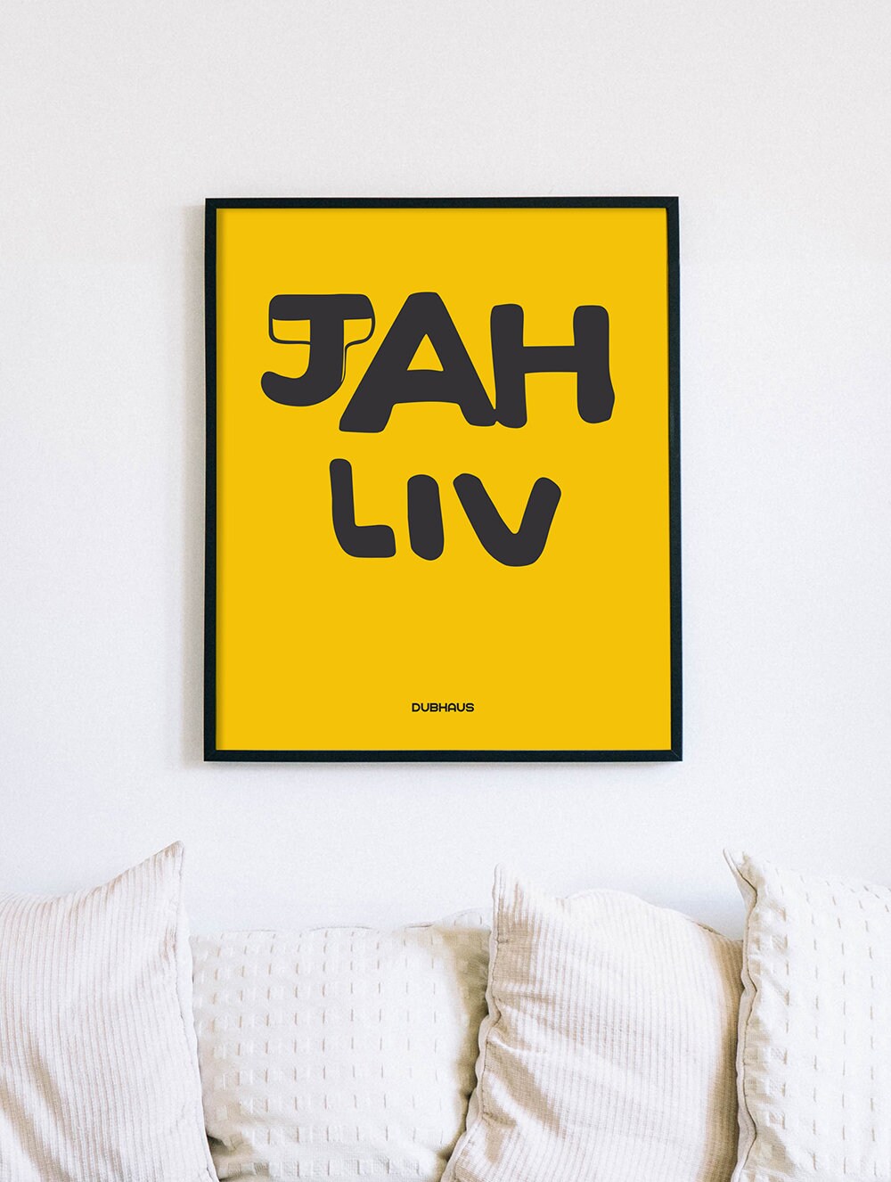 1978 JAH LIV Poster Print Peter Tosh Typography Banner Reggae Dub ...