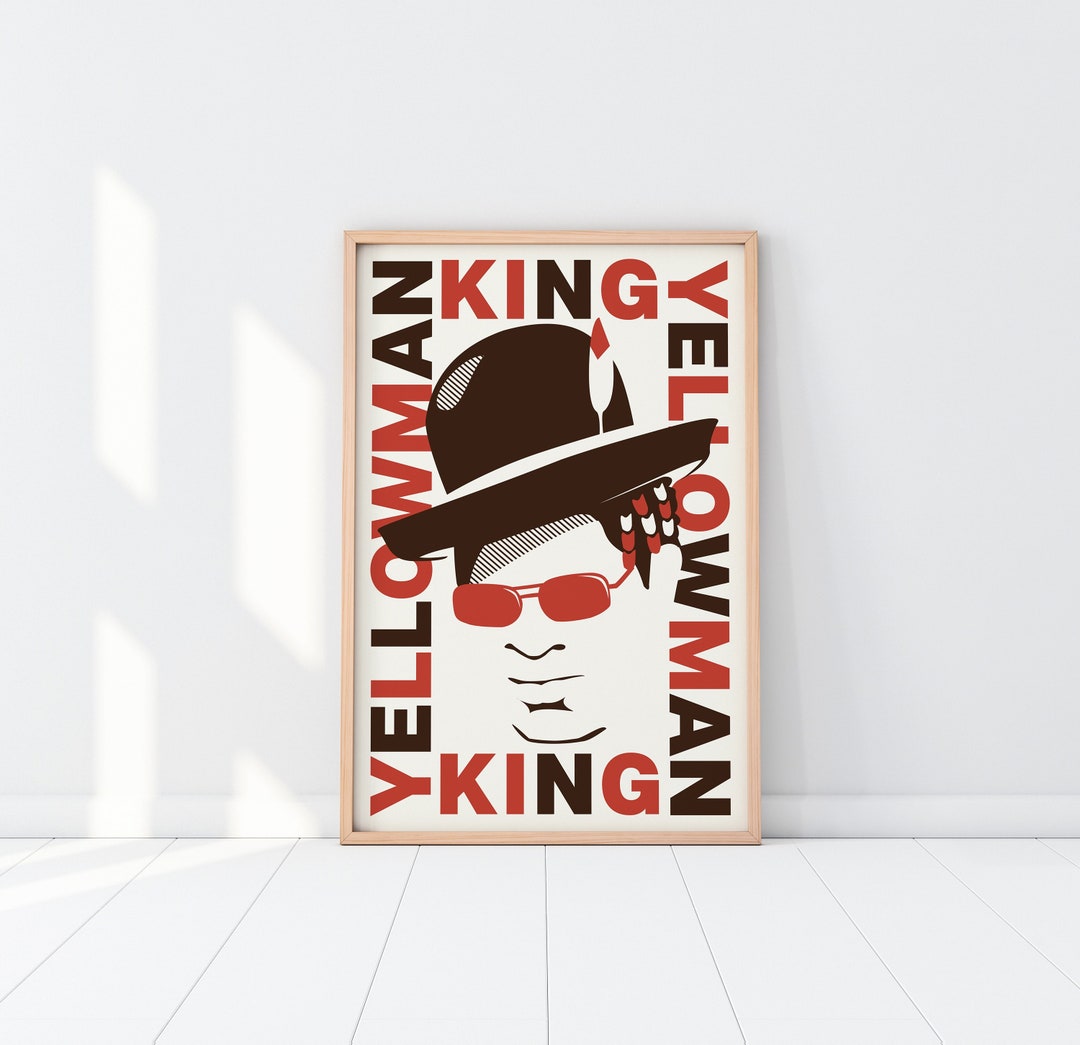 KING YELLOWMAN Poster Print Dancehall Reggae Dub Mid Century Modern ...
