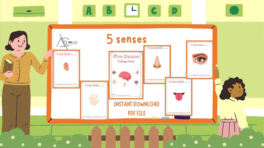 Preschool Worksheet,home Activity,printable Activity,5senses,sorting ...
