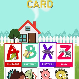 Alphabet Flash Cards, Number Flash Card,montessori Materials,home ...