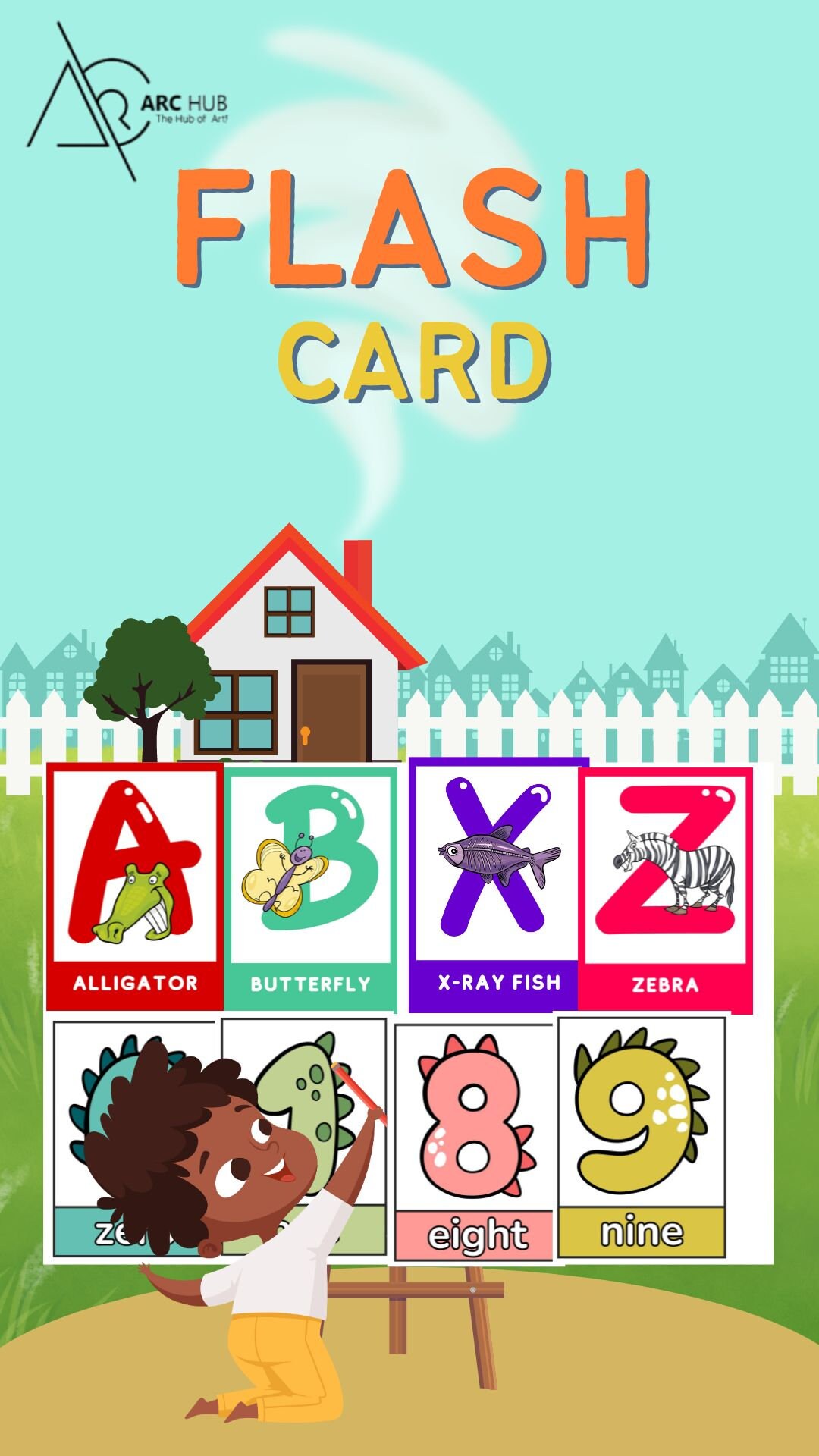 Alphabet Flash Cards, Number Flash Card,montessori Materials,home ...