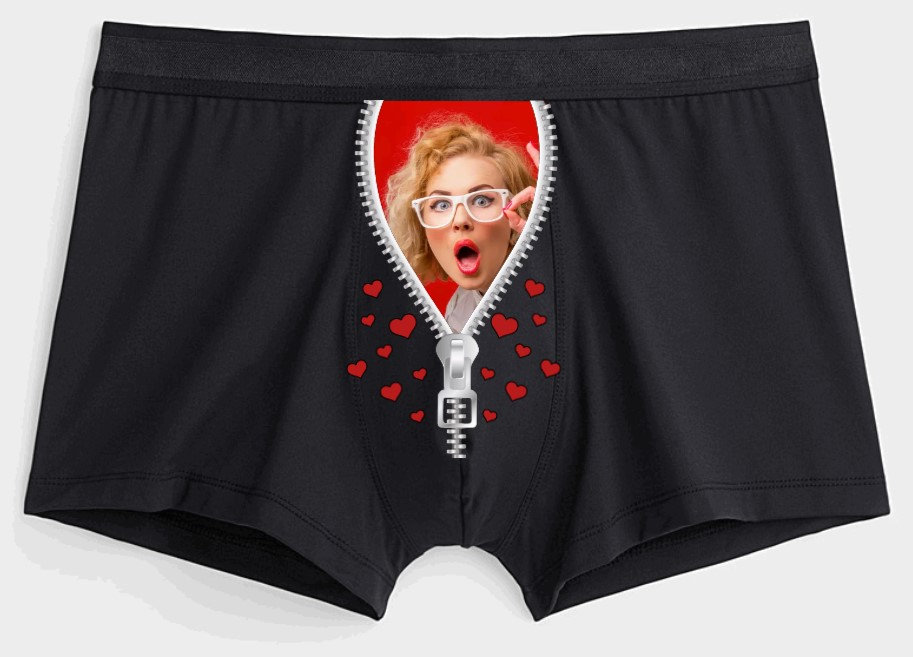 Photo Personalised Boxers Valentines Funny Joke Gift Present - Etsy UK