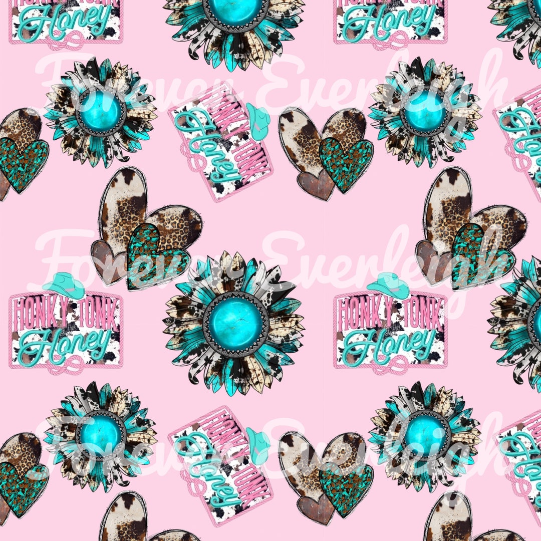 Western Seamless Design Country Seamless Pattern Cow Print Pattern ...