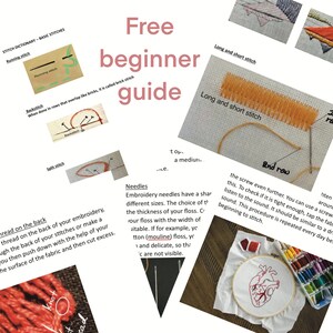 Minimal Landscape Scenery Embroidery Patterns With Video Tutorial ...