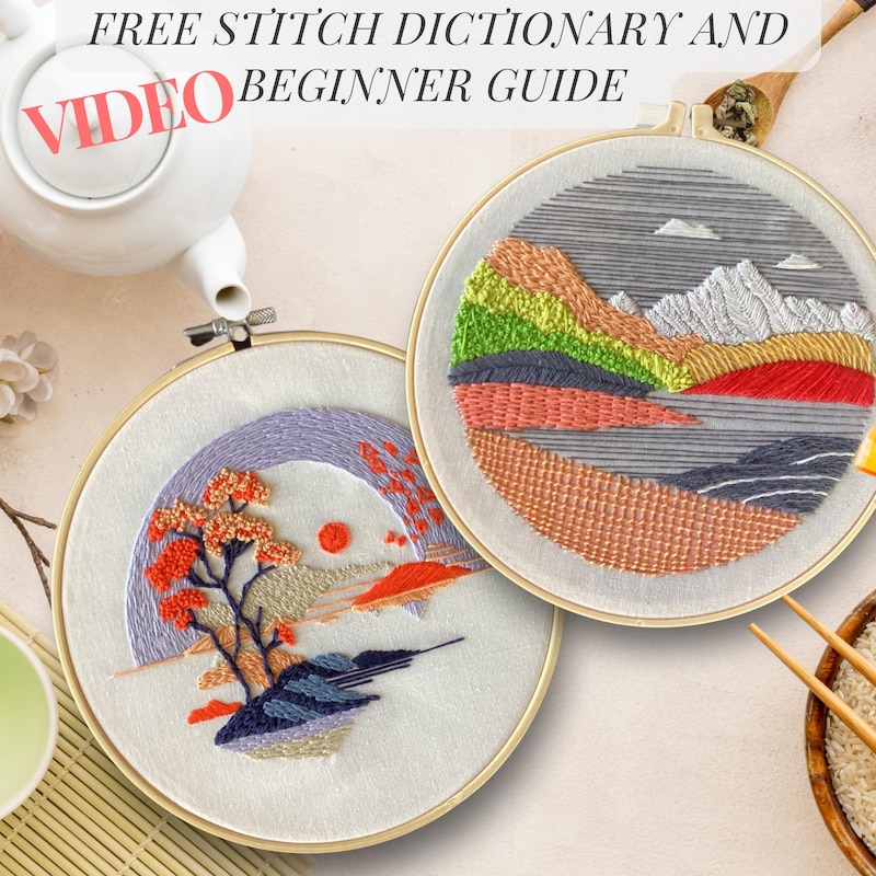 Modern Embroidery - Etsy