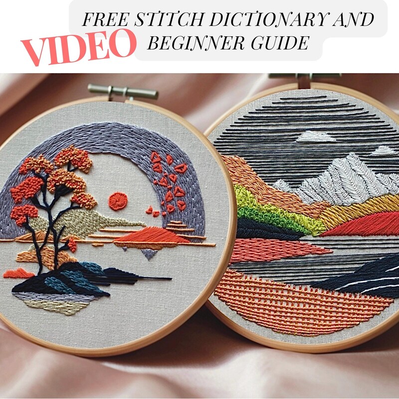 Modern Embroidery - Etsy