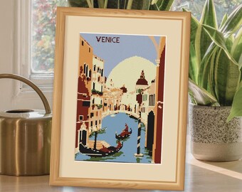 Venice Italy - Cross Stitch Pattern (digital Format - PDF) - Etsy