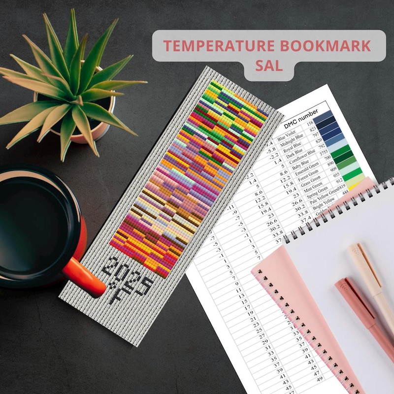 Temperature Cross Stitch - Etsy