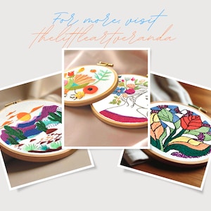 Minimal Landscape Scenery Embroidery Patterns With Video Tutorial ...