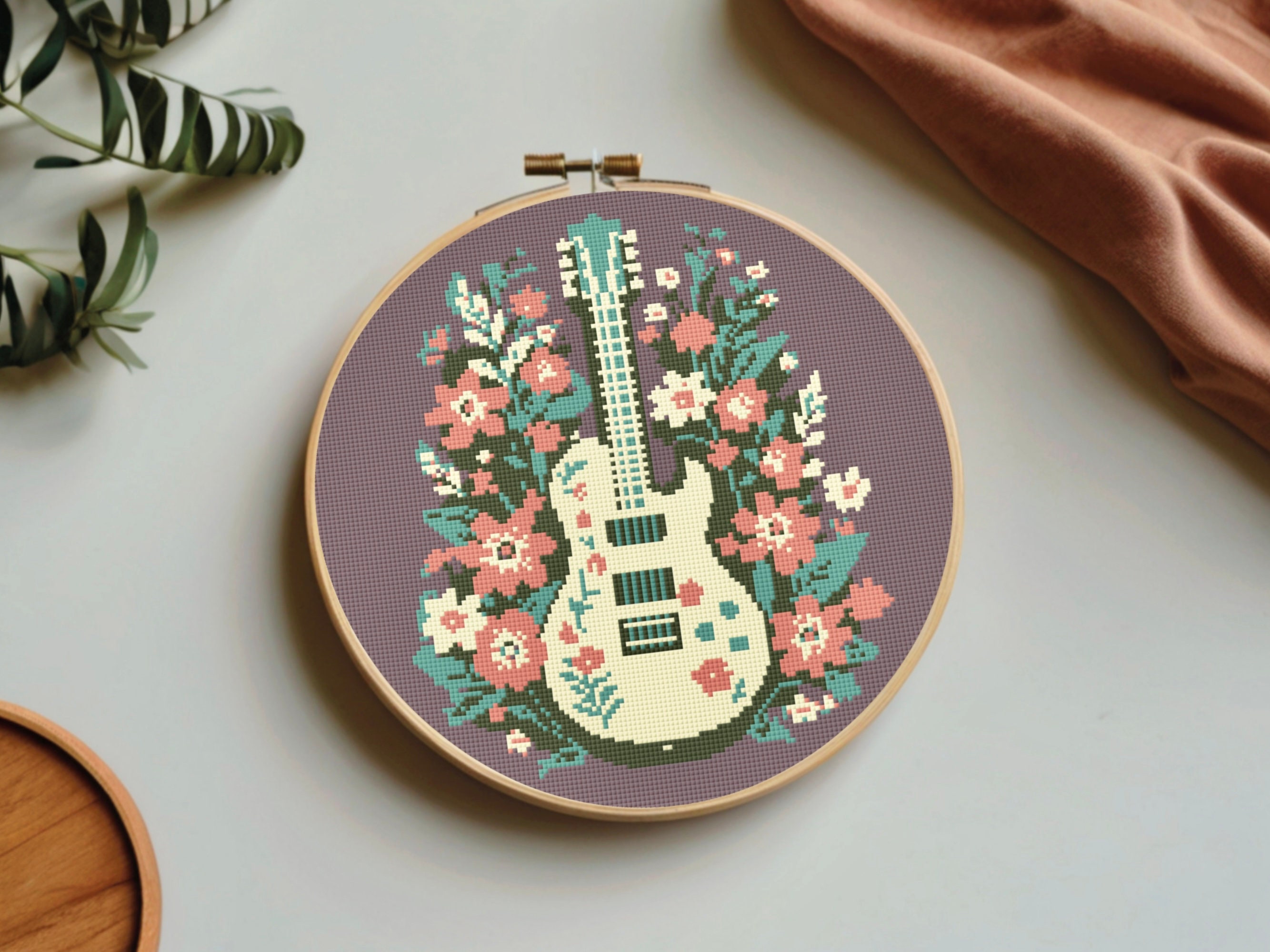 Musical Instruments Bundle Cross Stitch Patterns, Piano Guitar Violin ...