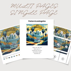 Los Angeles Cross Stitch California Cross Stitch Los Angeles Embroidery ...