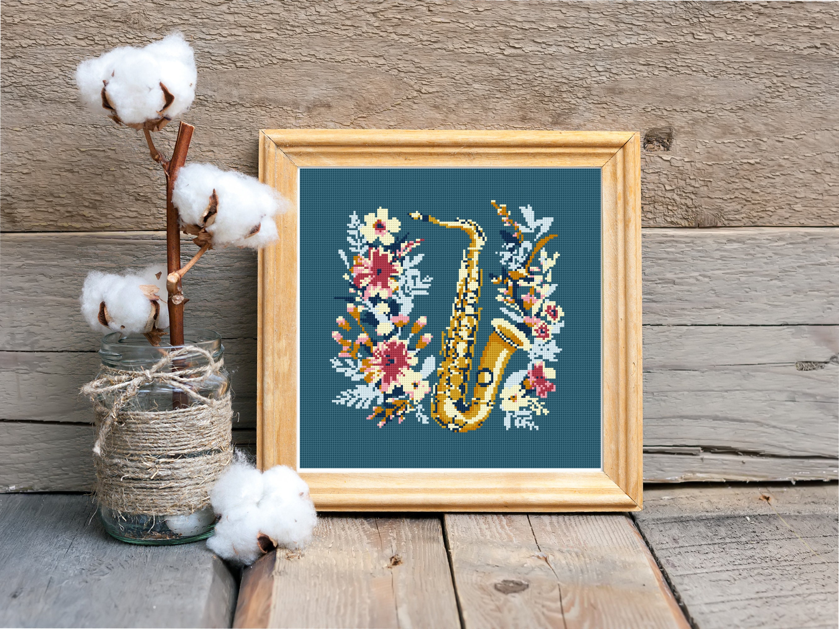 Musical Instruments Bundle Cross Stitch Patterns, Piano Guitar Violin ...