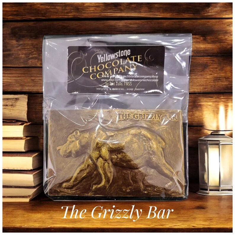The Grizzly Bear Chocolate Bar - Etsy