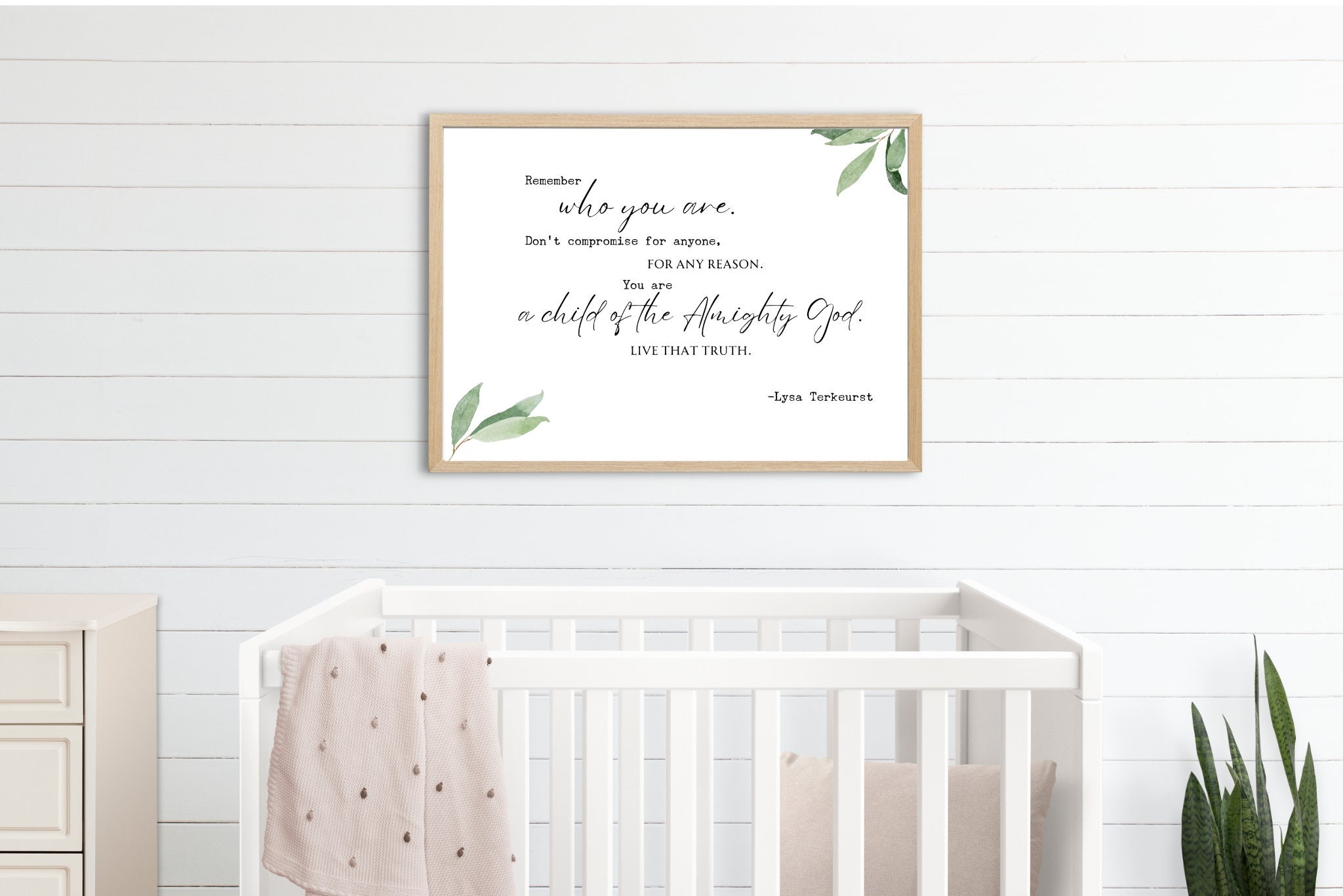 Christian Quote Horizontal Bible Verse Wall Art Printable Wall Art ...