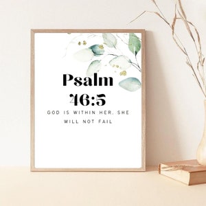 Psalm 46 | Digital Download | Wall Art | Christian Prints | Bible Verse ...