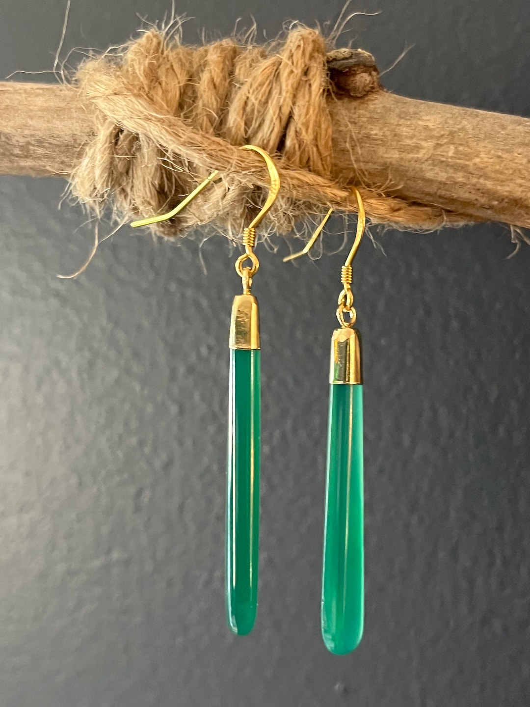 Green Drop Earrings. Popular Drop Earrings. Green Onyx Eearrings. - Etsy